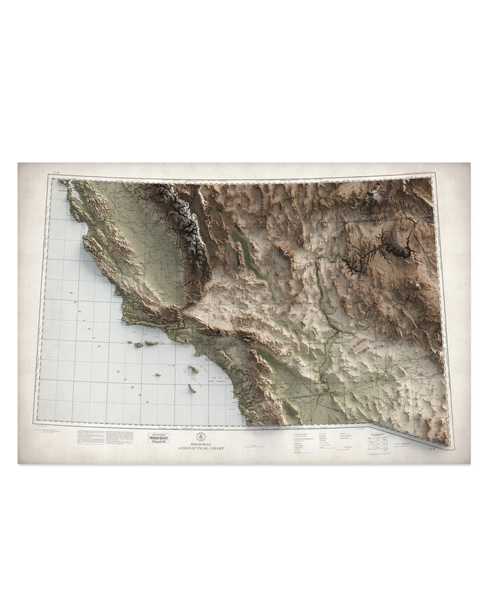 Regions - Shaded Relief Maps by East of Nowhere – East Of Nowhere