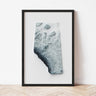 Elevation Map of Alberta | Minimalist Style – East Of Nowhere