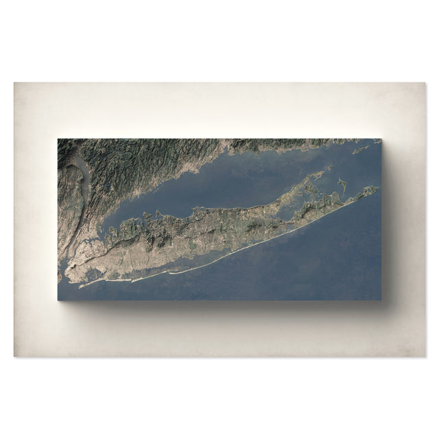 Elevation Map of Long Island | Satellite Imagery – East Of Nowhere