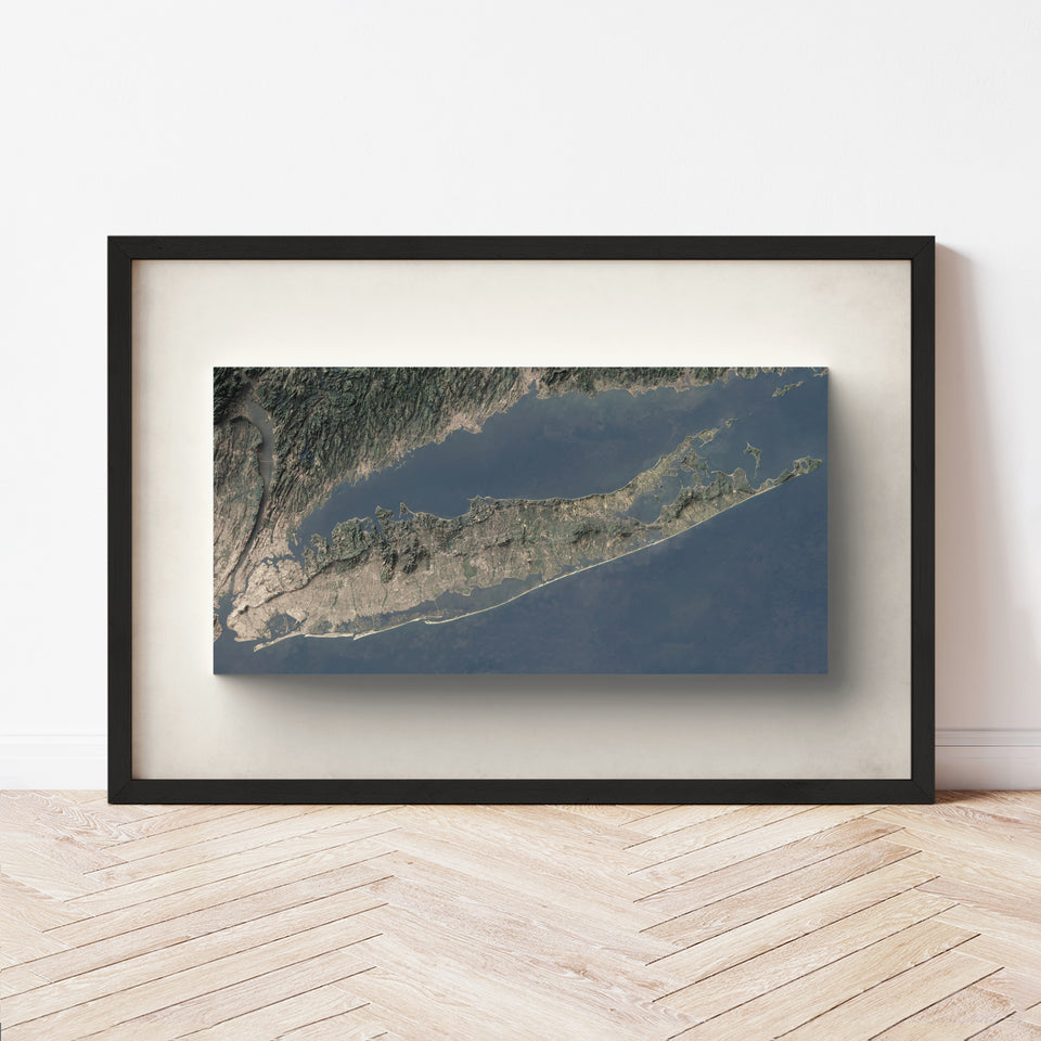 Elevation Map of Long Island | Satellite Imagery – East Of Nowhere