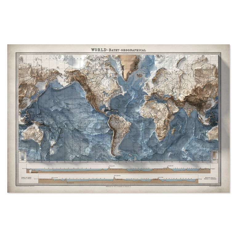 World Maps - Shaded Relief Maps by East of Nowhere – East Of Nowhere